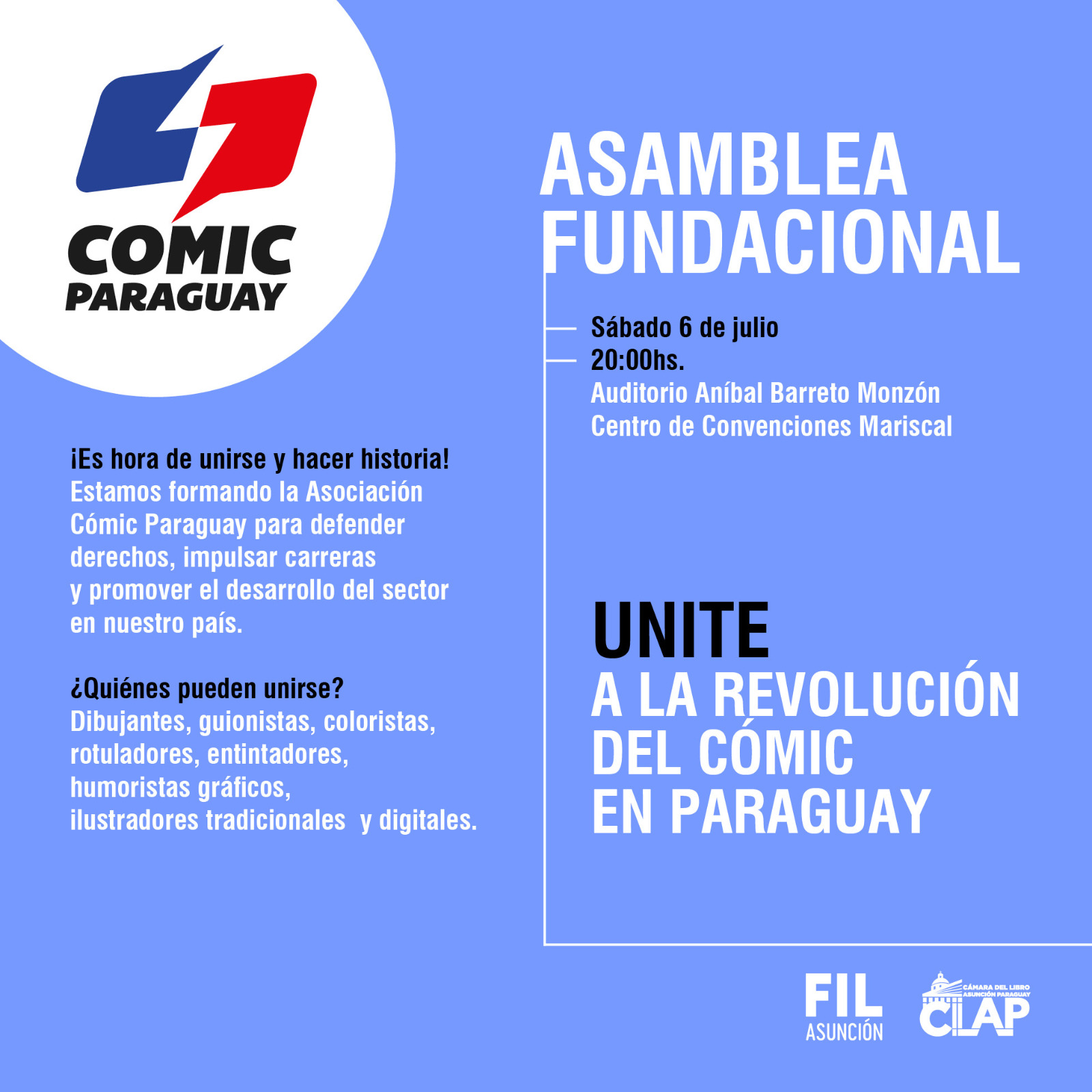 ASAMBLEA FUNDACIONAL | Cómic Paraguay